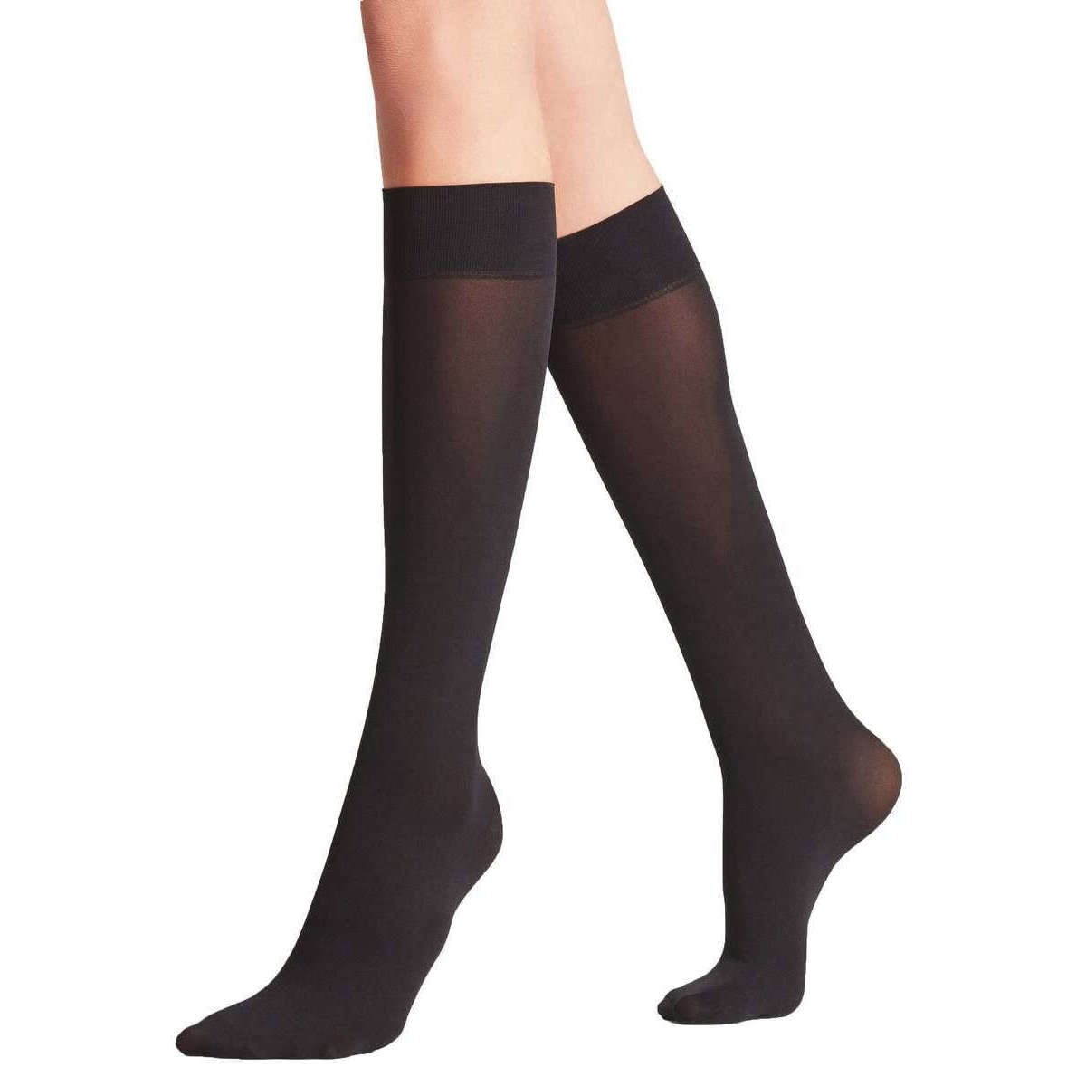 Falke Womens Pure Matt 50 Denier Knee-High Tights Black – KJ Beckett
