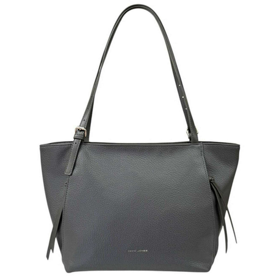 David Jones Battleship Grey Womens Medium Shopper Bag KJ Beckett