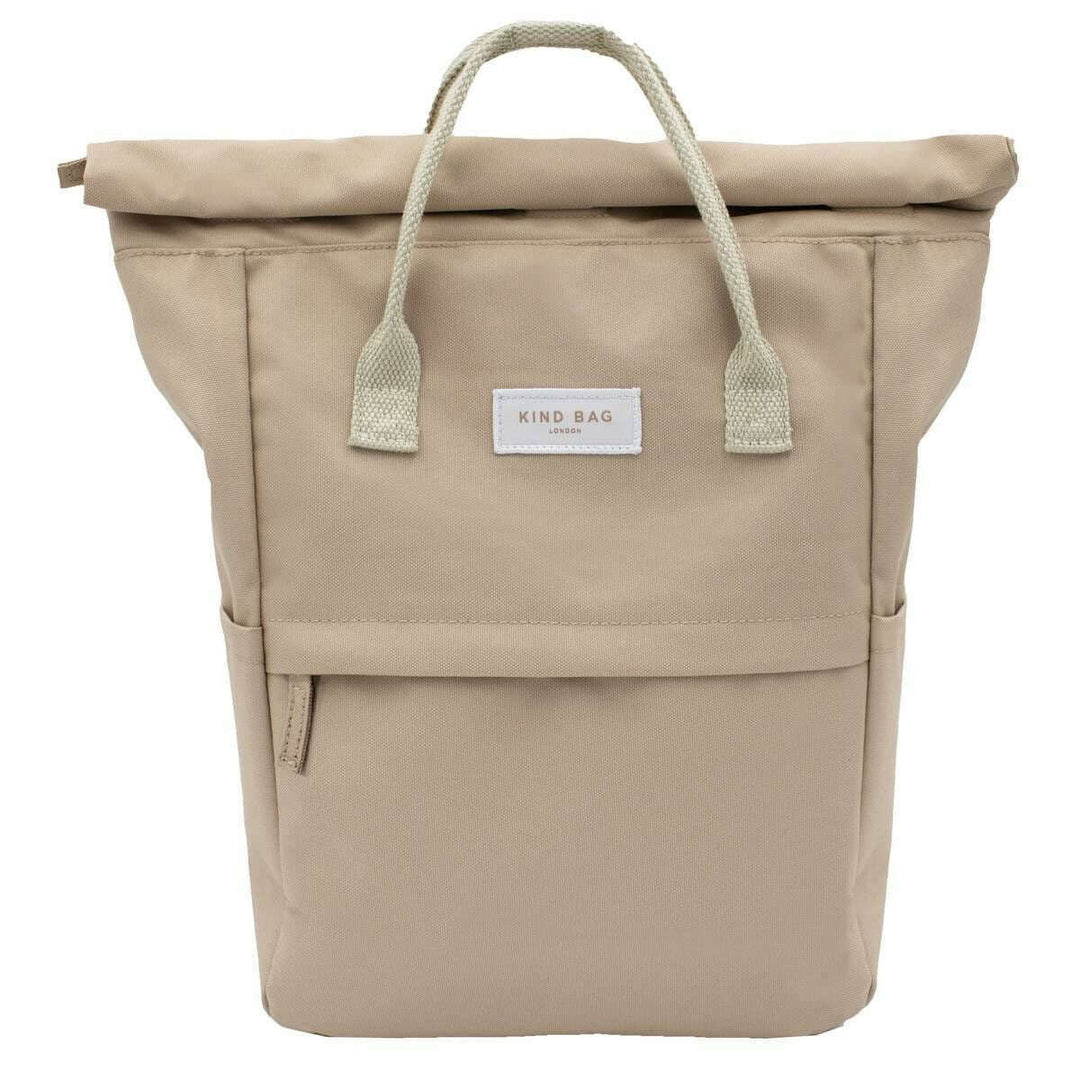 Kind Bag London Beige Hackney Medium Backpack – KJ Beckett