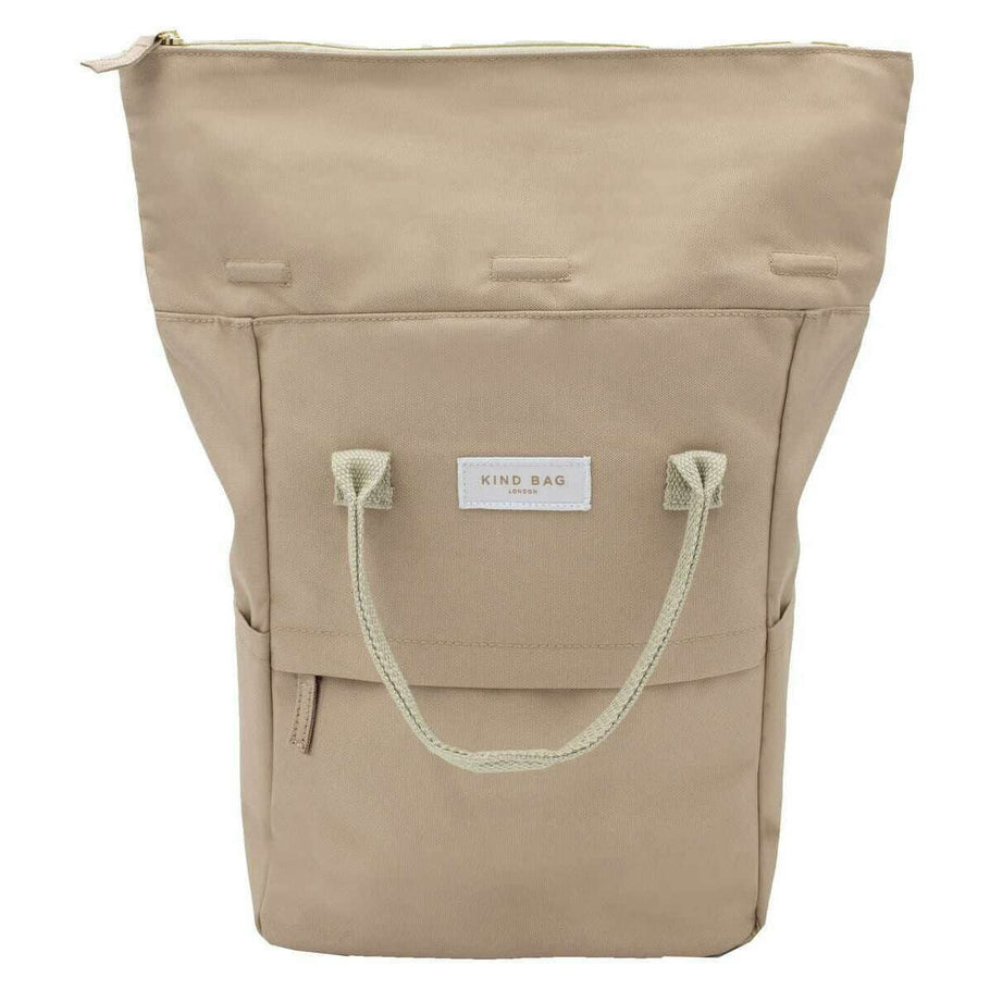 Kind Bag London Beige Hackney Medium Backpack – KJ Beckett